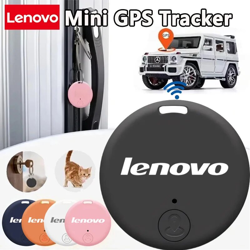 Lenovo GPS-трекер розовый, Bluetooth — фото 1