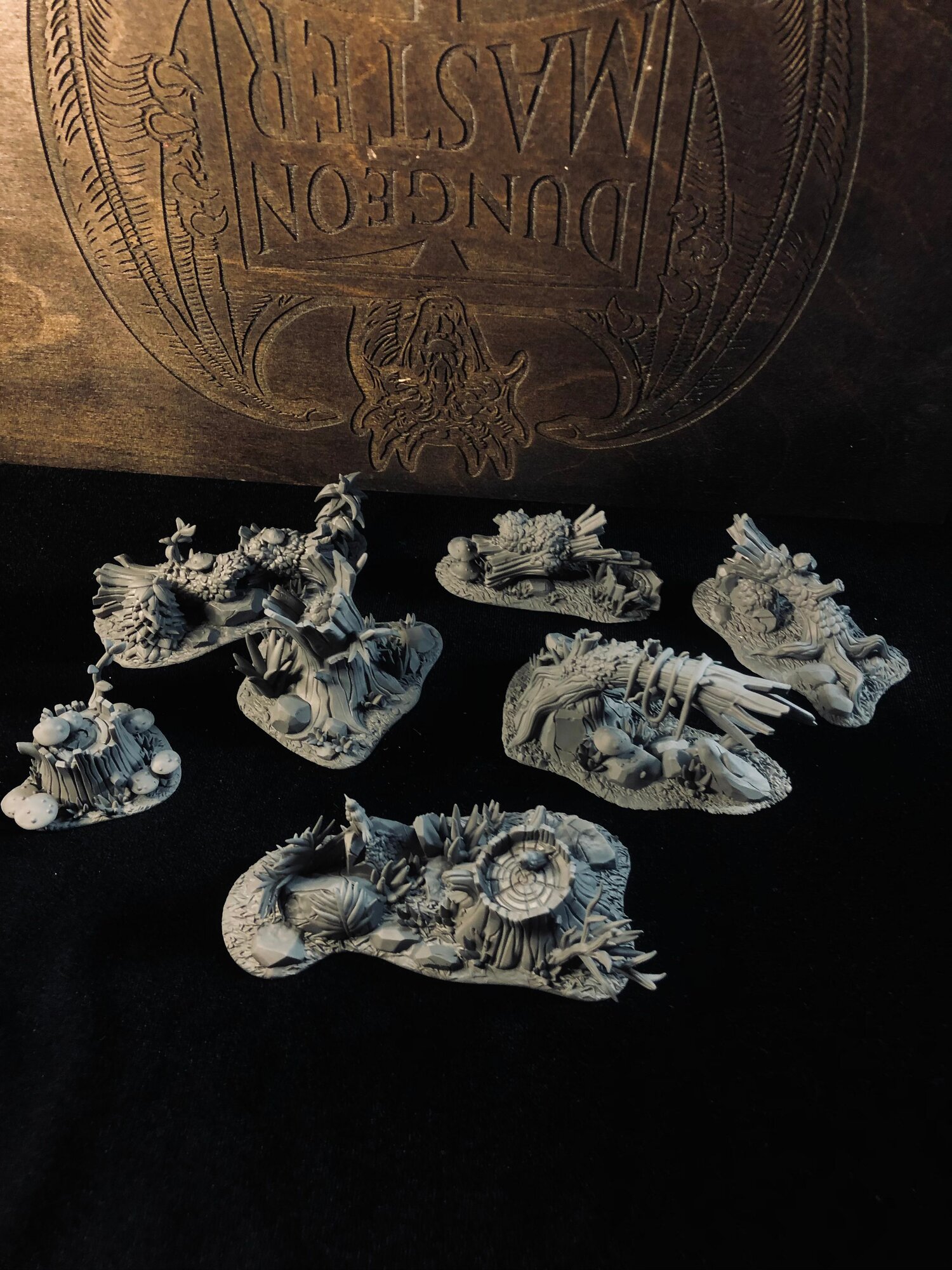 Малый Набор Лесного Террейна - Террейн, Миниатюра для настольных игр DnD, ДнД, Dungeons & Dragons, Pathfinder.