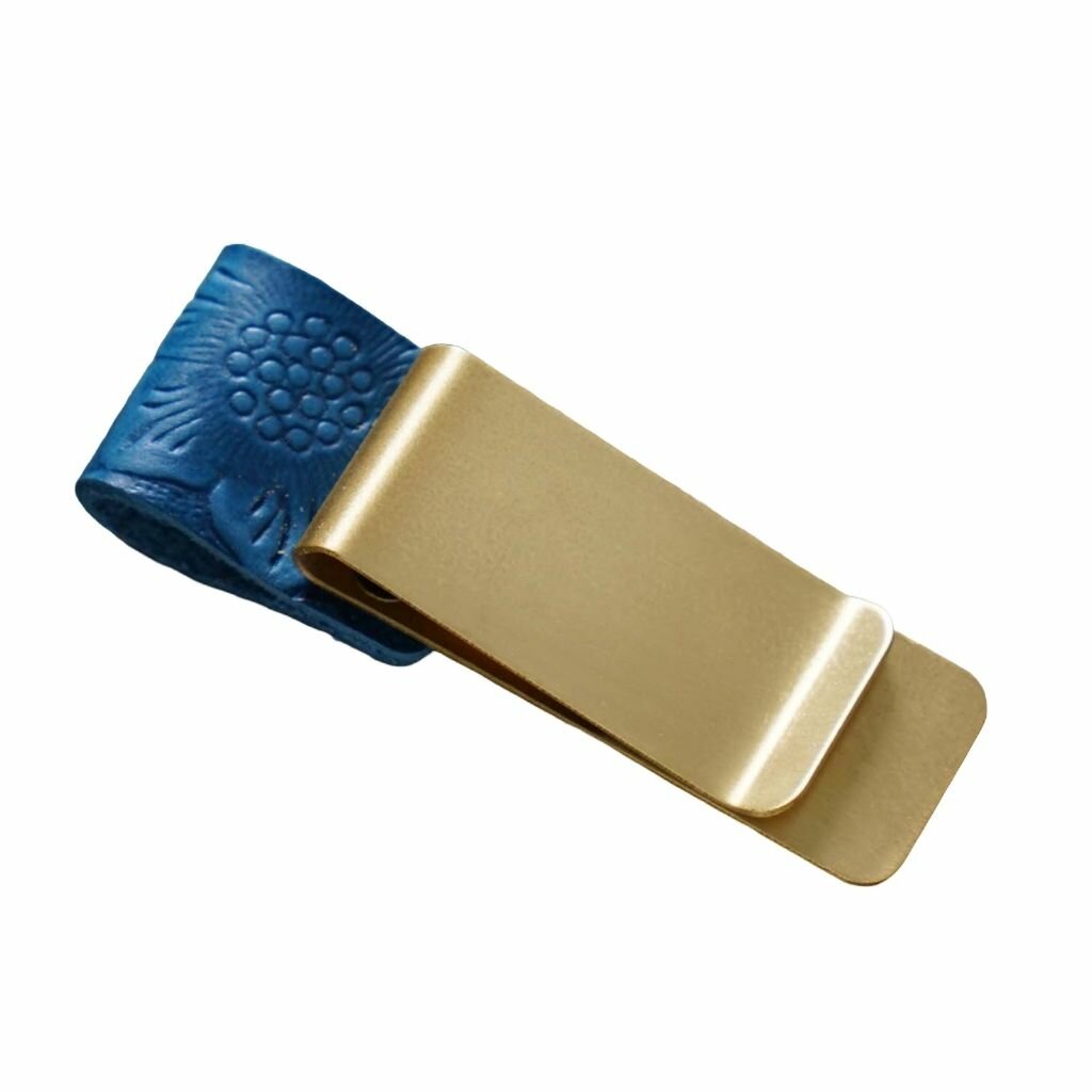 Кожаный чехол для ручки с клипом