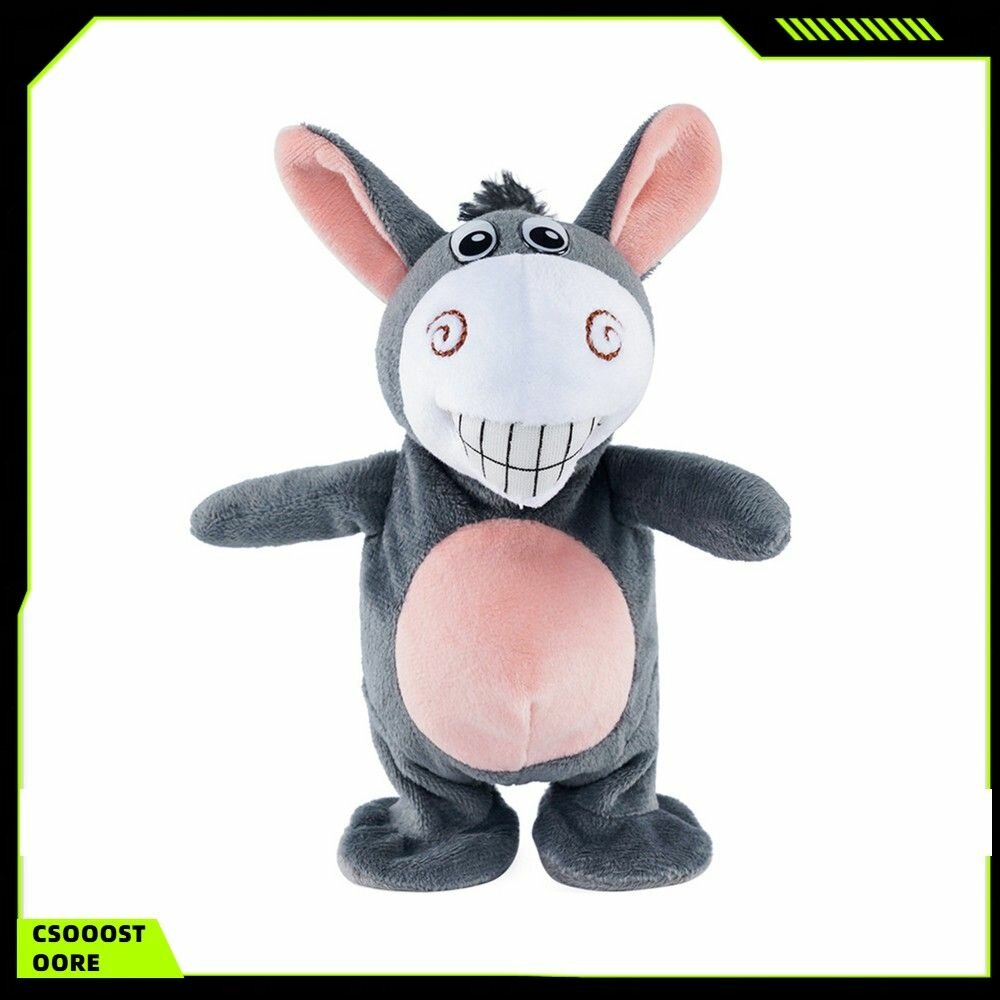 Электро-плюшевый ослик, 72 песни, ходит и говорит, забавная кукла