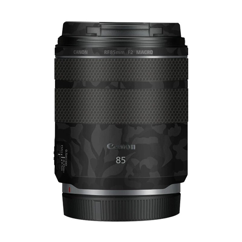 Полное покрытие 3M камуфляж тени черный защитная пленка для объектива Canon RF 85mm F2 STM