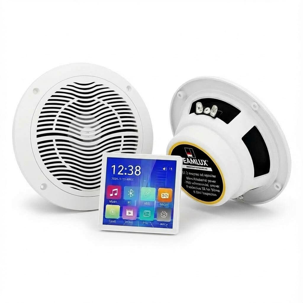 Комплект акустической системы SteamLux Music System PREMIUM акустика и музыка для бани, сауны, хамама