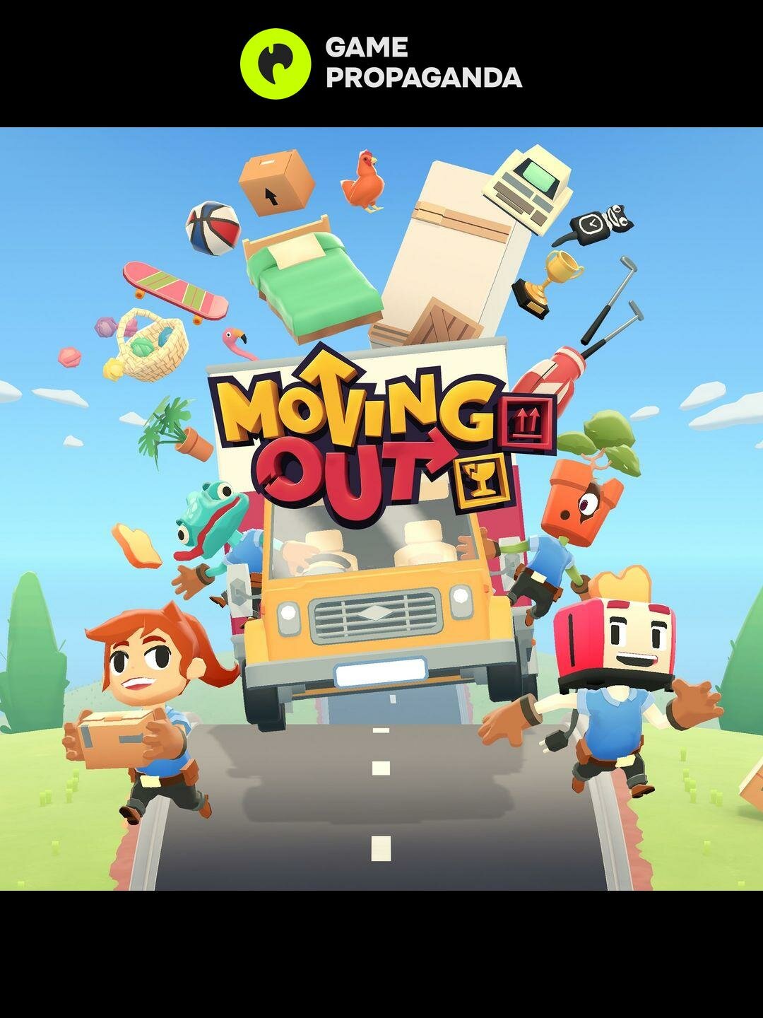 Игра Moving Out PS4 + 121 TRY на баланс PSN. Турция. Цифровая версия