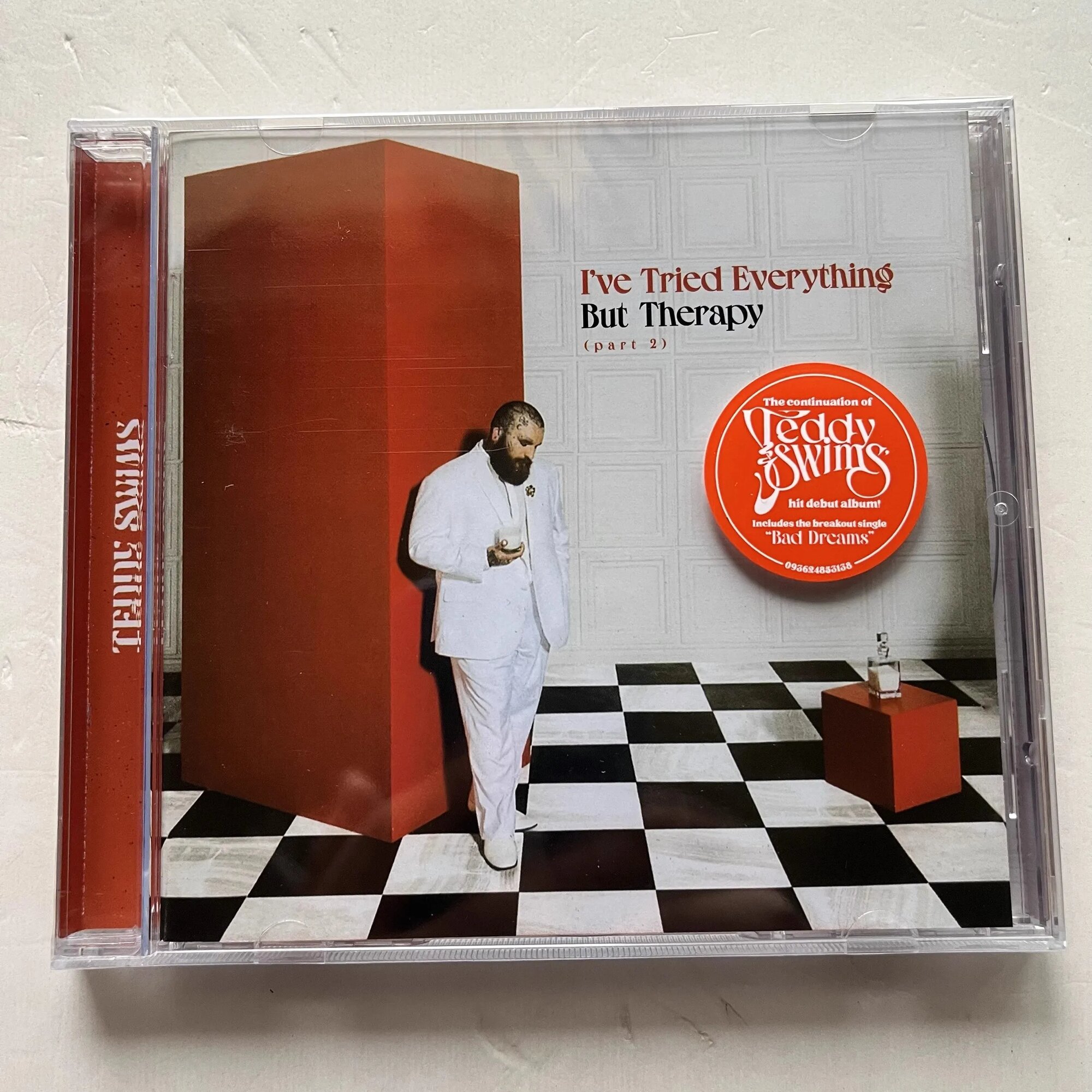 Музыкальный компакт-диск Pop Teddy Swims «У меня есть все, но терапевтическая часть» 2, альбом, музыкальная запись, косплей, Walkman Soundtracks, коробка, музыкальная вечеринка