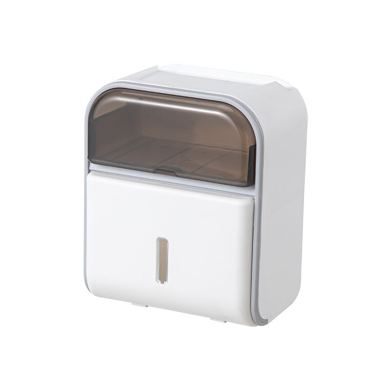 Кремово-белая бумажная коробка для салфеток, настенная водонепроницаемая коробка для туалетной бумаги для ванной