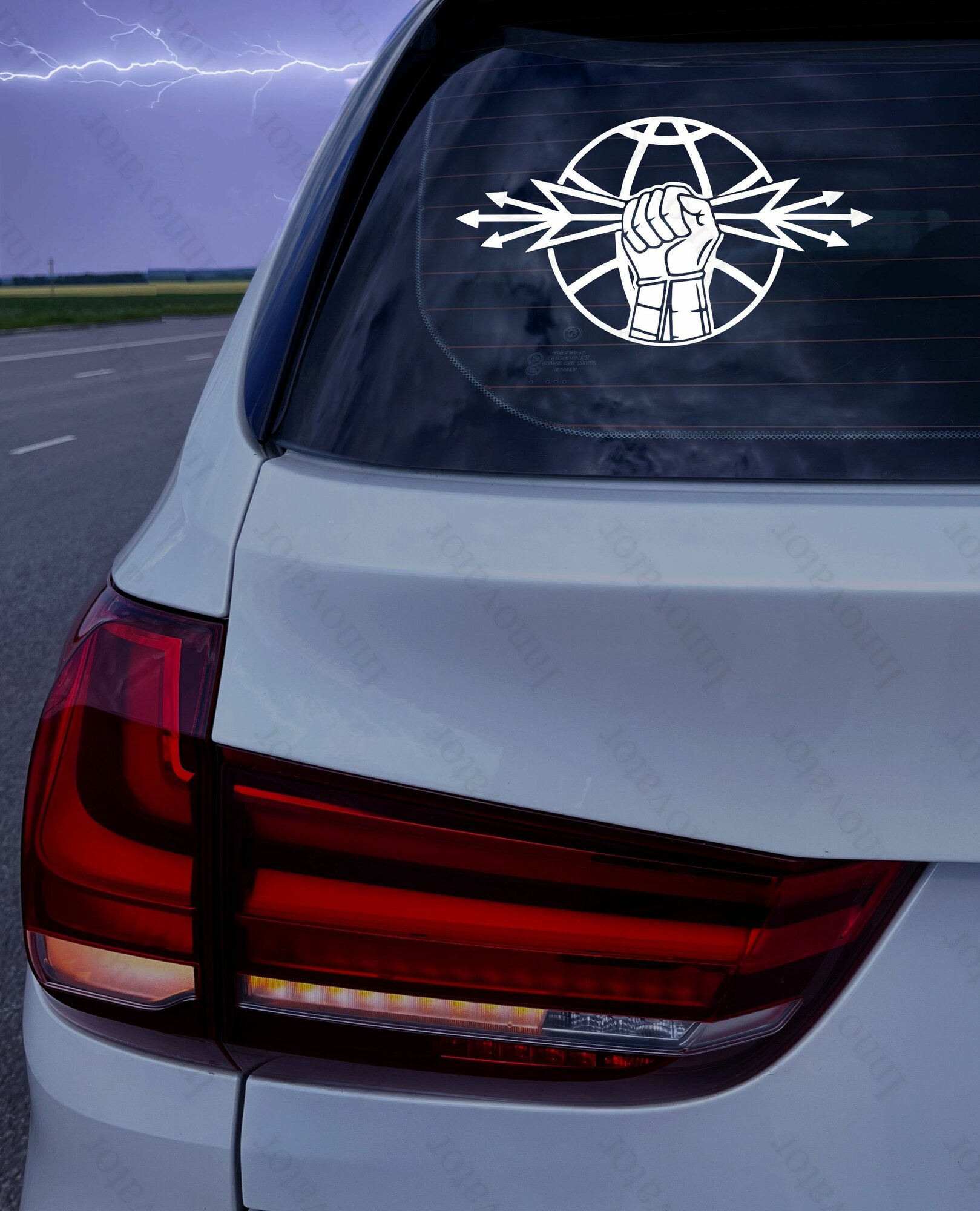 Войска РЭБ наклейка на автомобиль виниловая мини