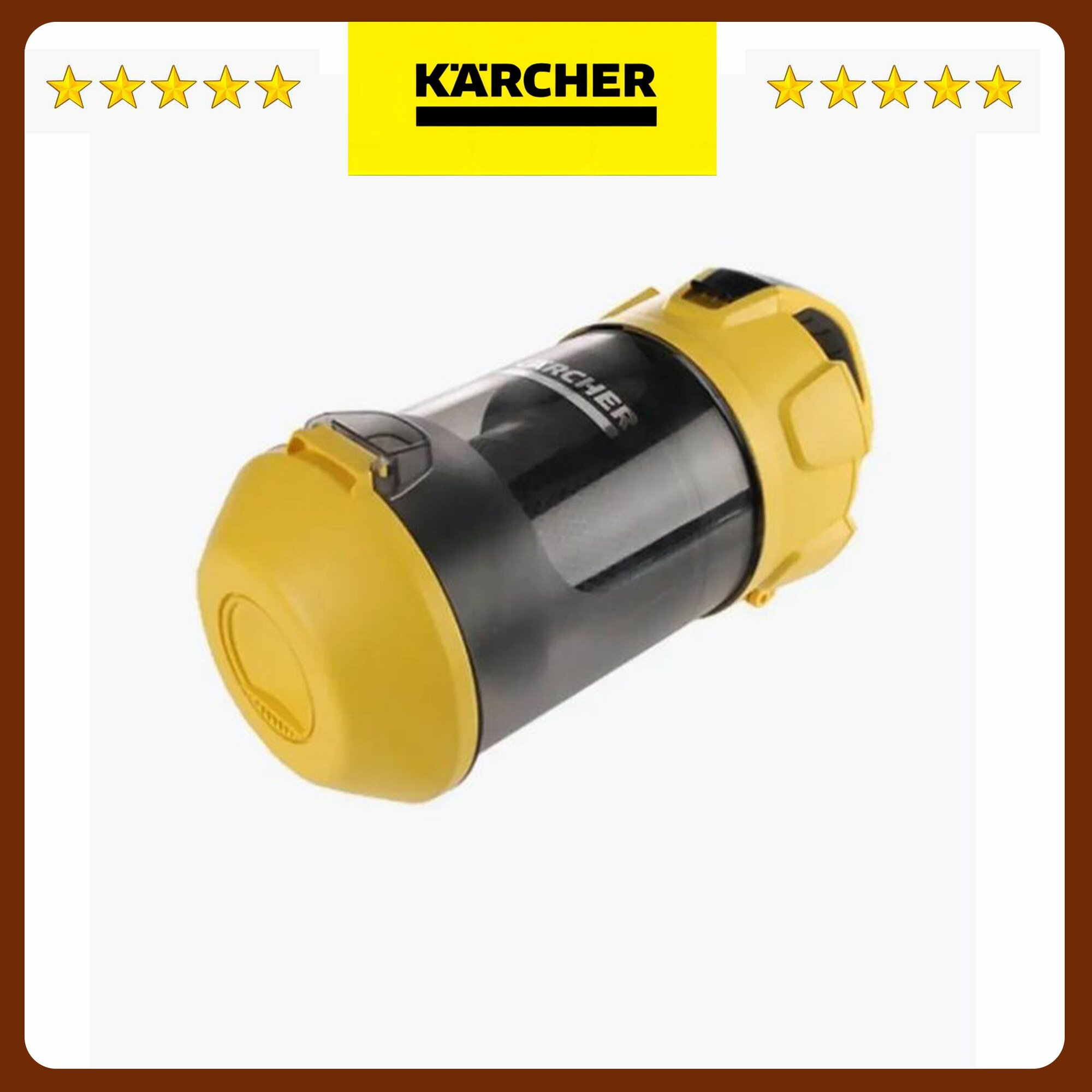 Бак в сборе на пылесос VC 3 Karcher, Желтый 9.754-066.0