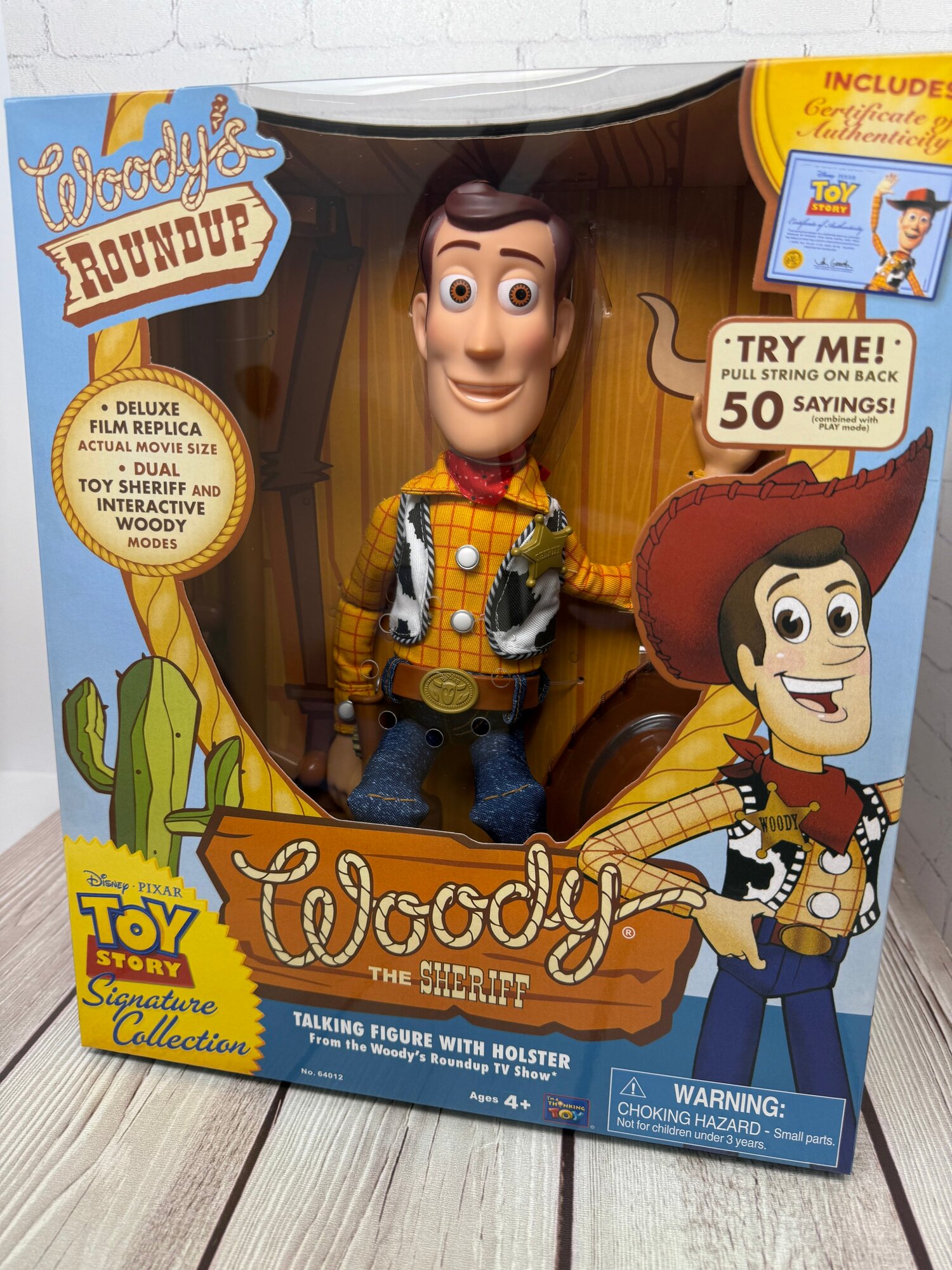 Говорящая игрушка Вуди, история игрушек