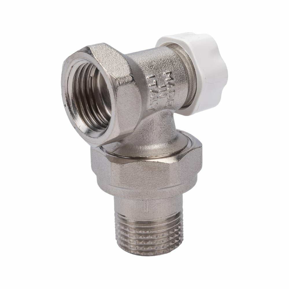Запорно-балансировочный угловой клапан STOUT 1/2 SVL 1156 000015 RG008S6N786E3C
