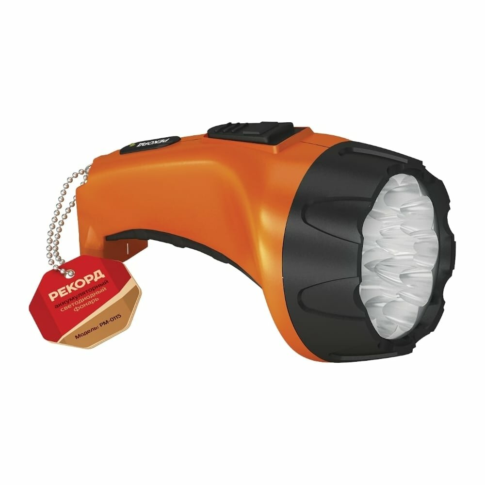 Аккумуляторный светодиодный фонарь рекорд 22539