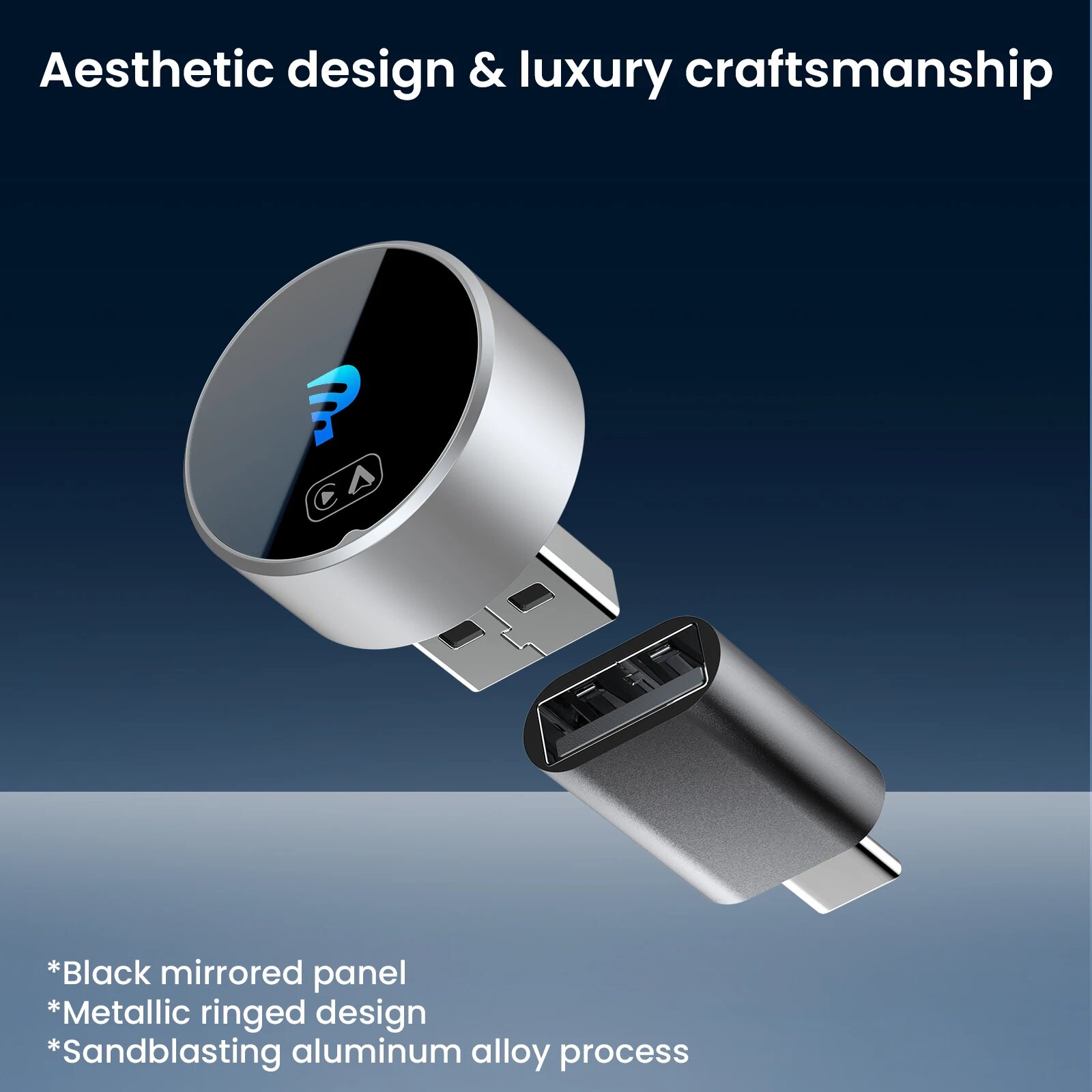 GetPairr Mini 2.0 Беспроводной адаптер CarPlay и Android Auto USB CarPlay Конвертер Plug and Play Беспроводной автомобильный адаптер 2025 новый Mini 2.0 USB