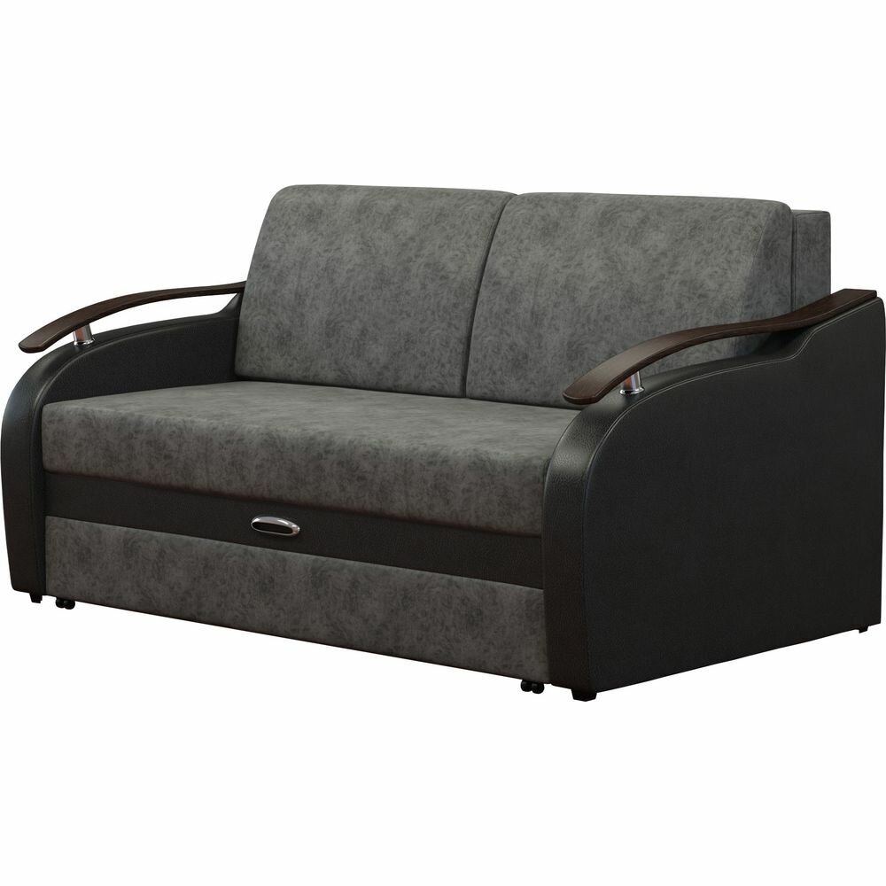 Выкатной диван МебелПром Наташа 140 ДН волна 17