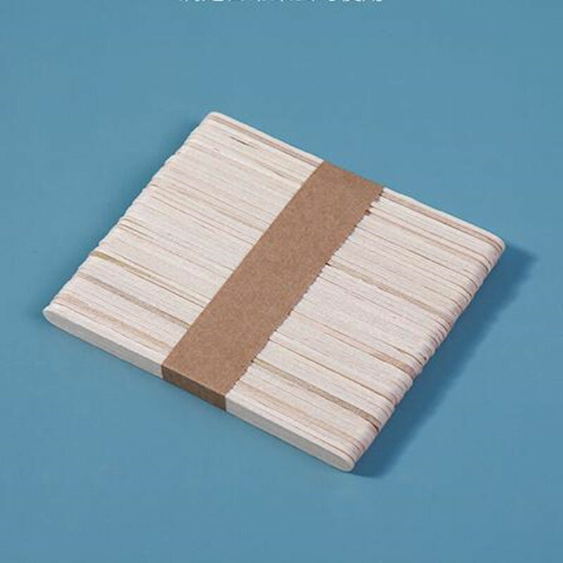 50 шт. деревянных палочек для леденцов, домашнее изготовление, детская творческая игрушка, экологичные