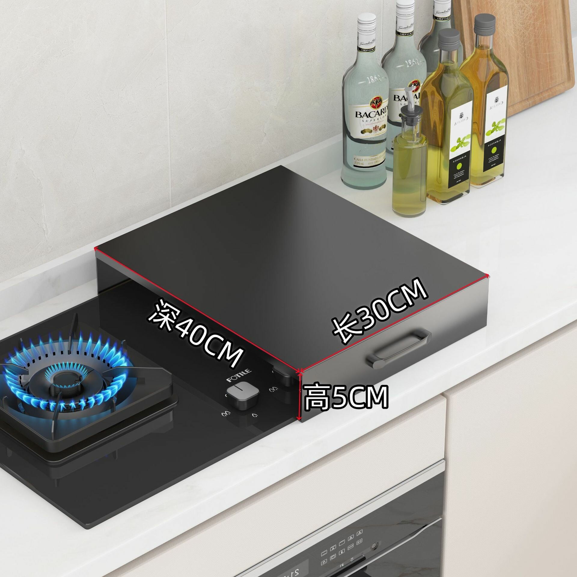 Кухонная полка для хранения, крышка для газовой плиты, подставка для индукционной плиты, держатель для кастрюль, основание для газовой плиты