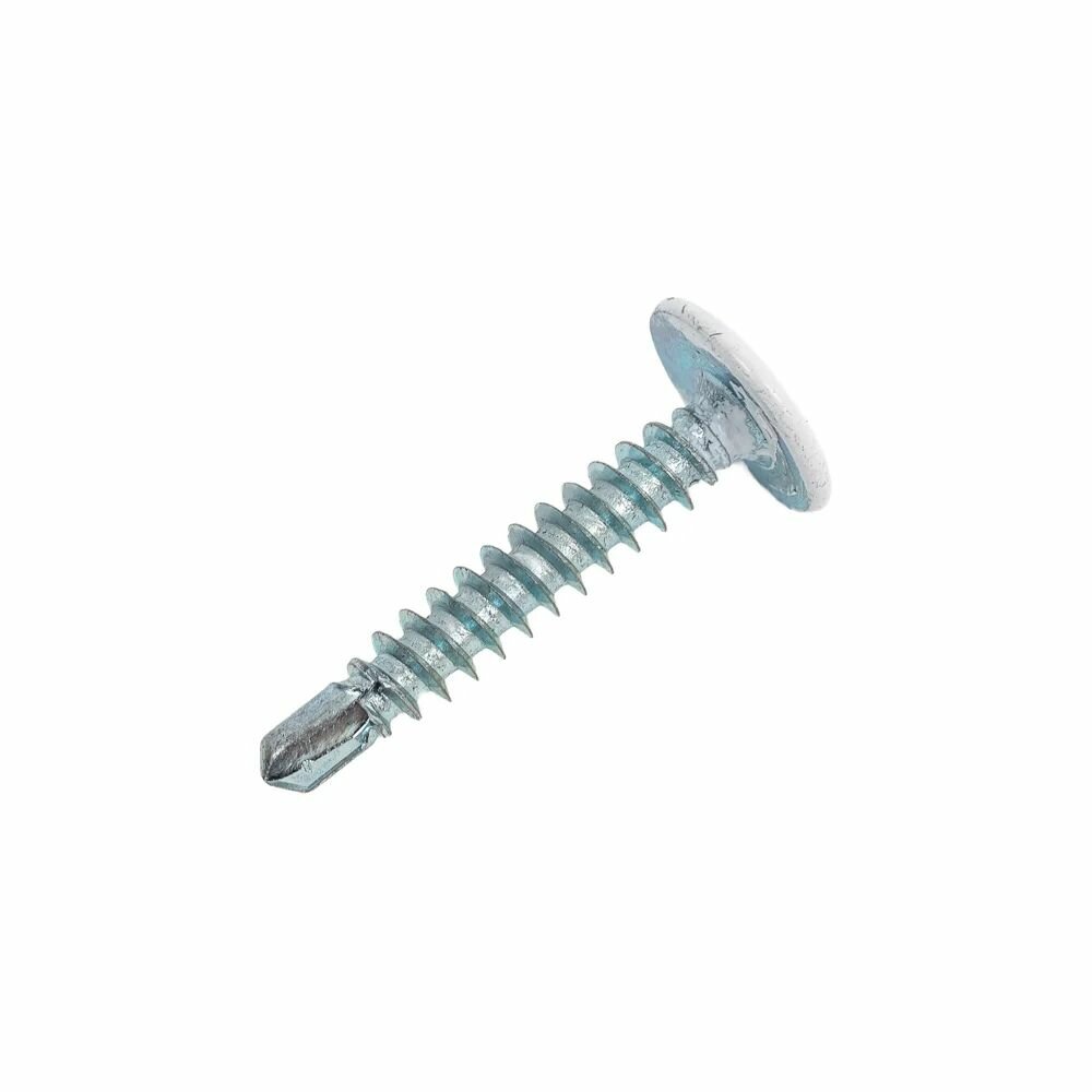 Прессшайба со сверлом качественный крепеж 4,2/25 белая 0300289 КЧ