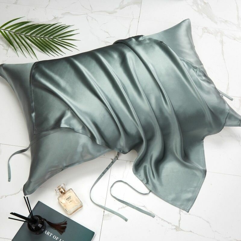 6A Шелк тутового дерева 30 мамме Чистый шелк Одиночная подушка Полотенце Красота Пара Одиночное полотенце Головной платок Анти-клещи Шелк Лето