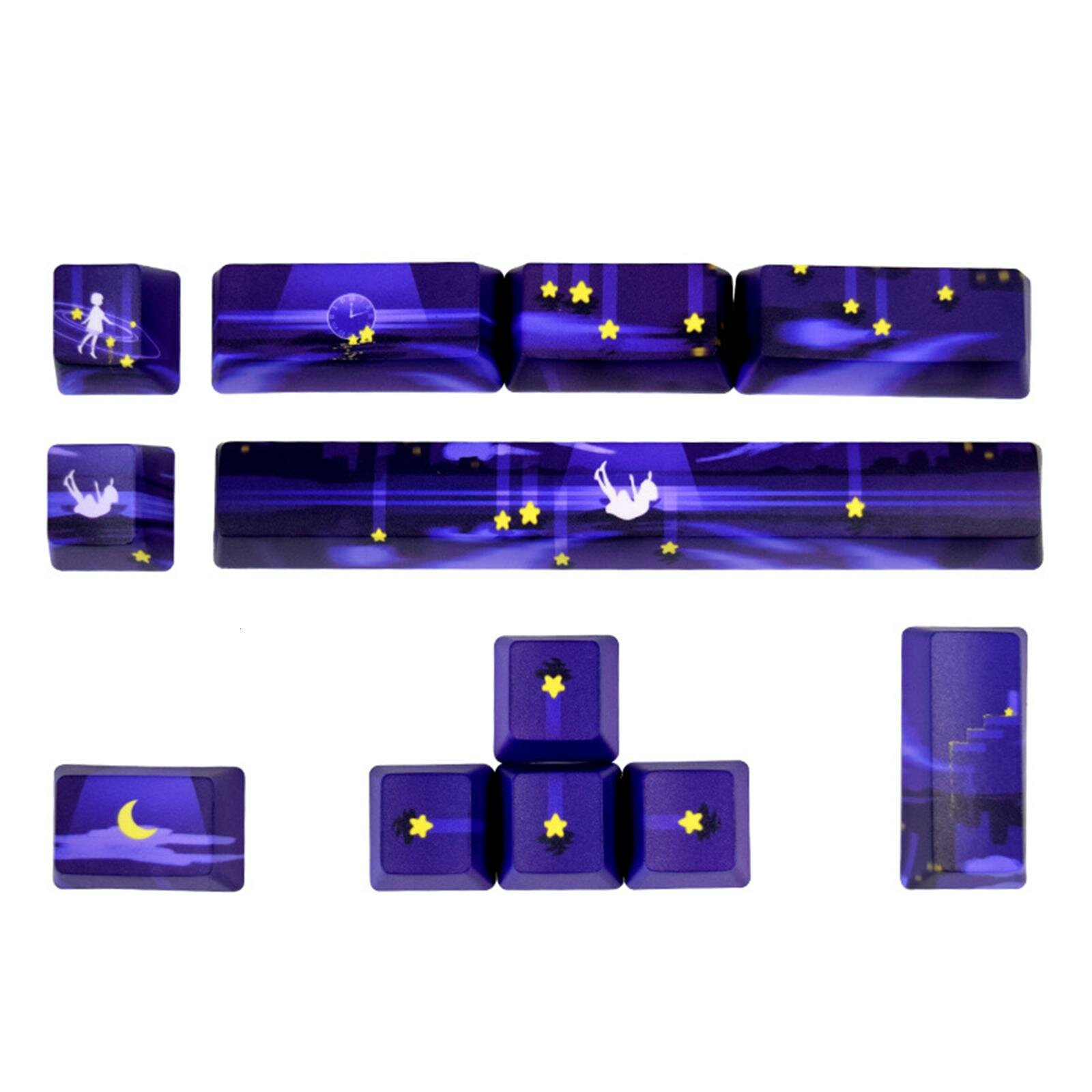 12 Клавиш PBT Кейкапы OEM Профиль