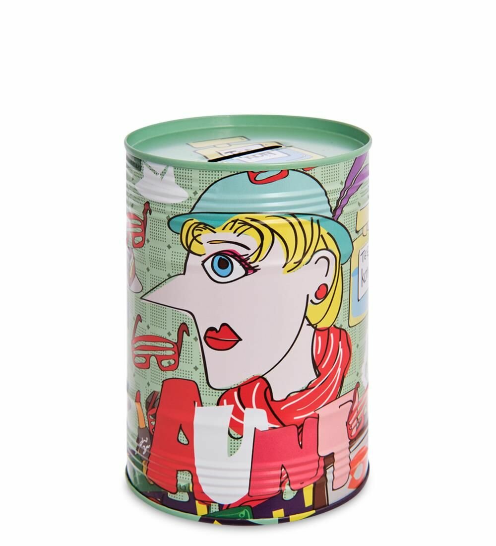 Металлическая копилка Вечеринка A2169186 разностор, Металл