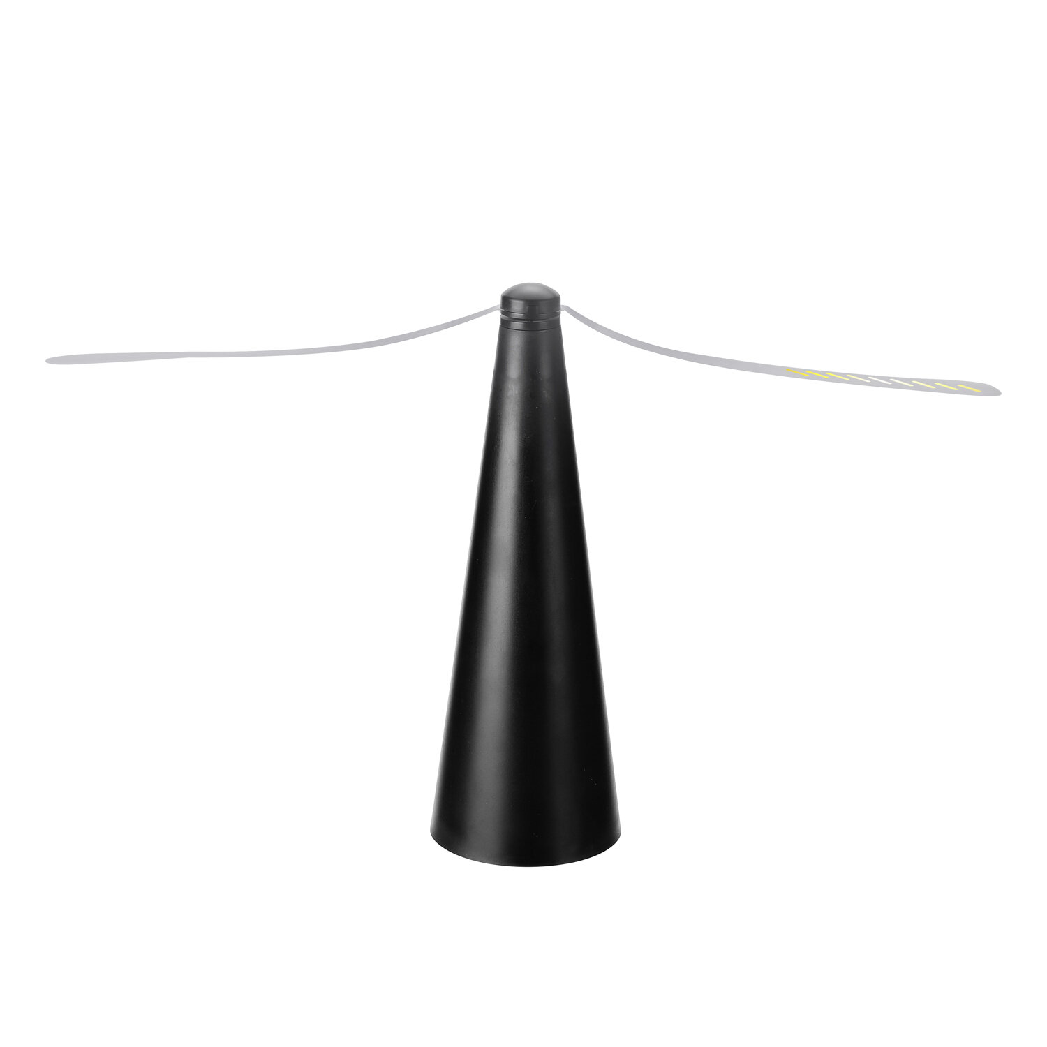 Вентилятор для отпугивания мух Fly Repellent Fan Food Protector Fly Destroyer, цвета черный серебристый золотой (опционально), материал ABS+PVC, батарейки 2 * AA (не включены), размер 240*82*82мм, вес 139г, в комплект входят 1 * Fly Destroyer и 1 * USB