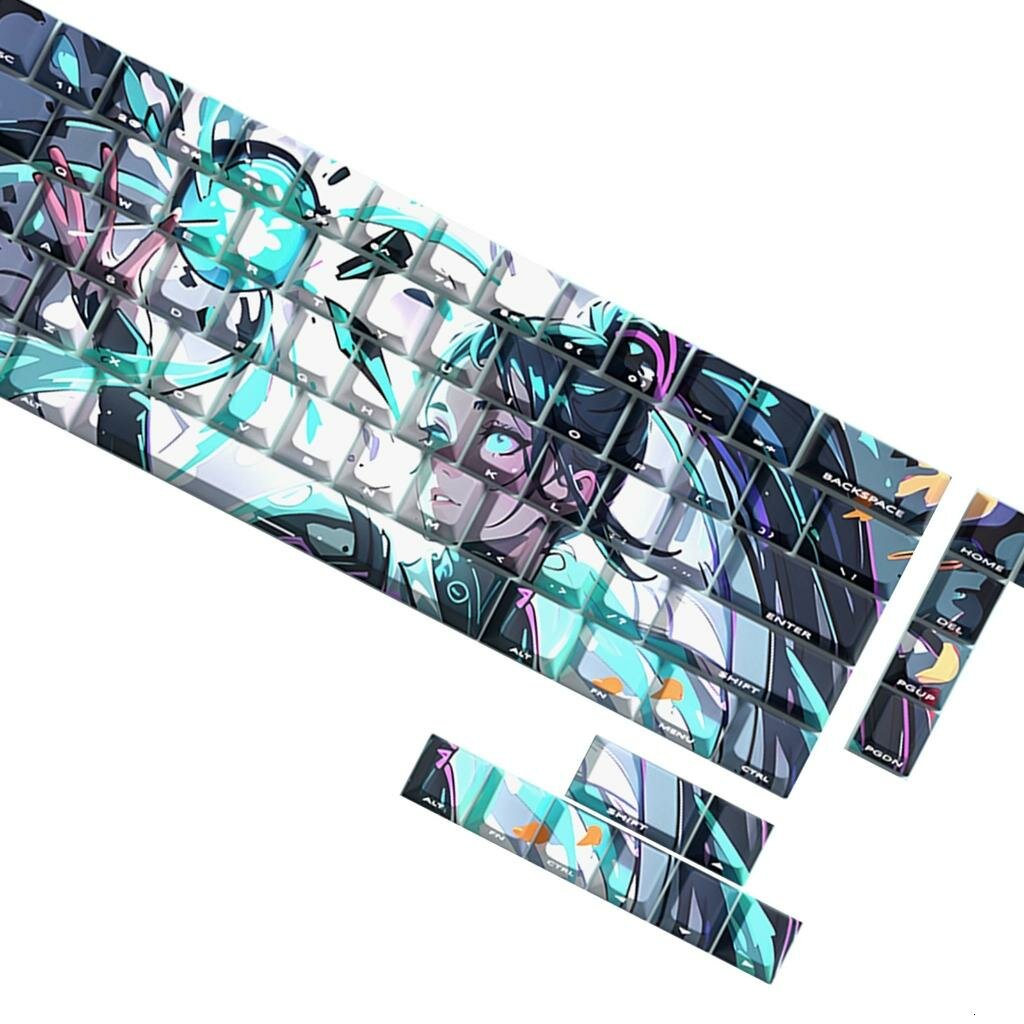 Эргономичные PBT-кейкапы для механических клавиатур 61, 67, 68 клавиш