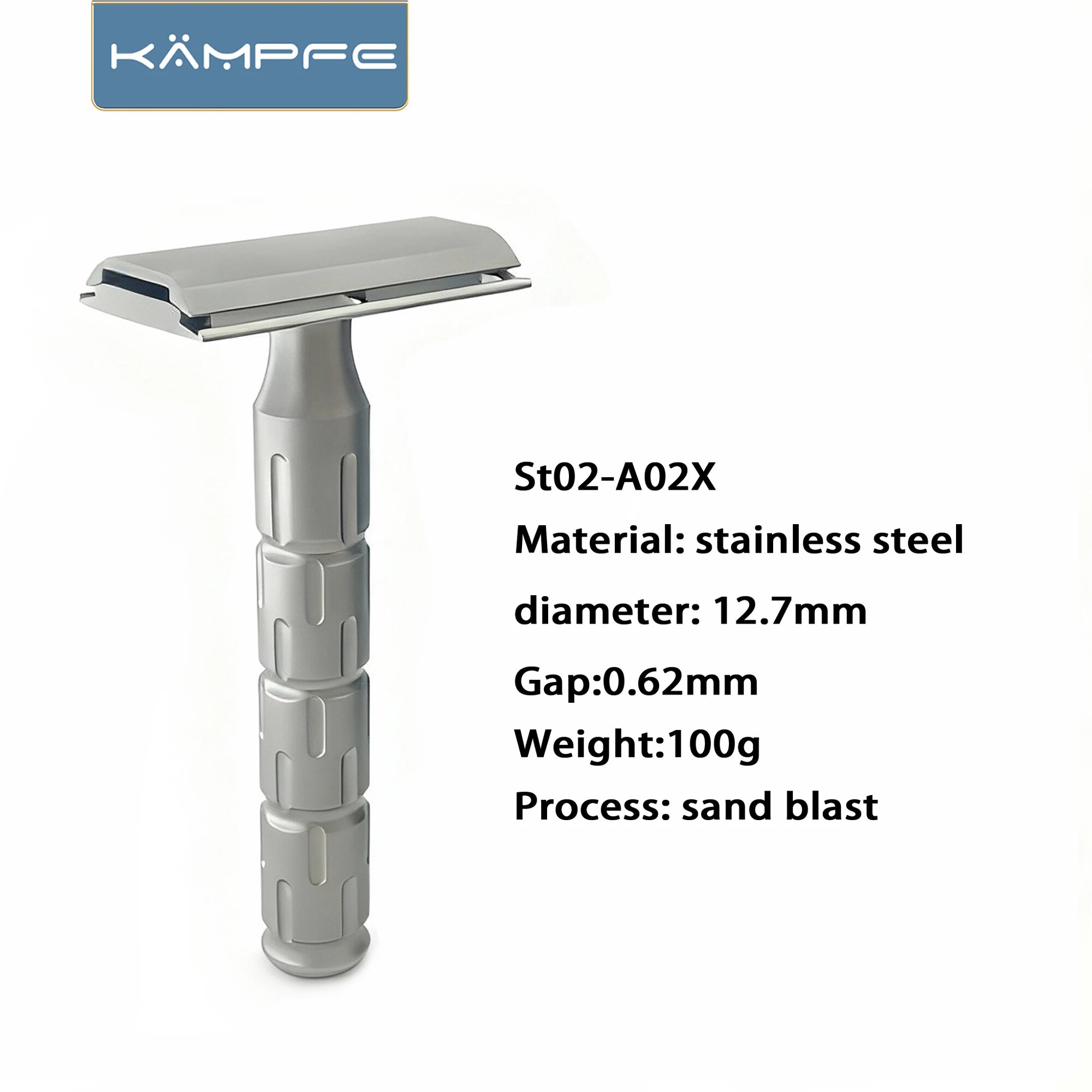 Kampfe стальная безопасная бритва для мужчин