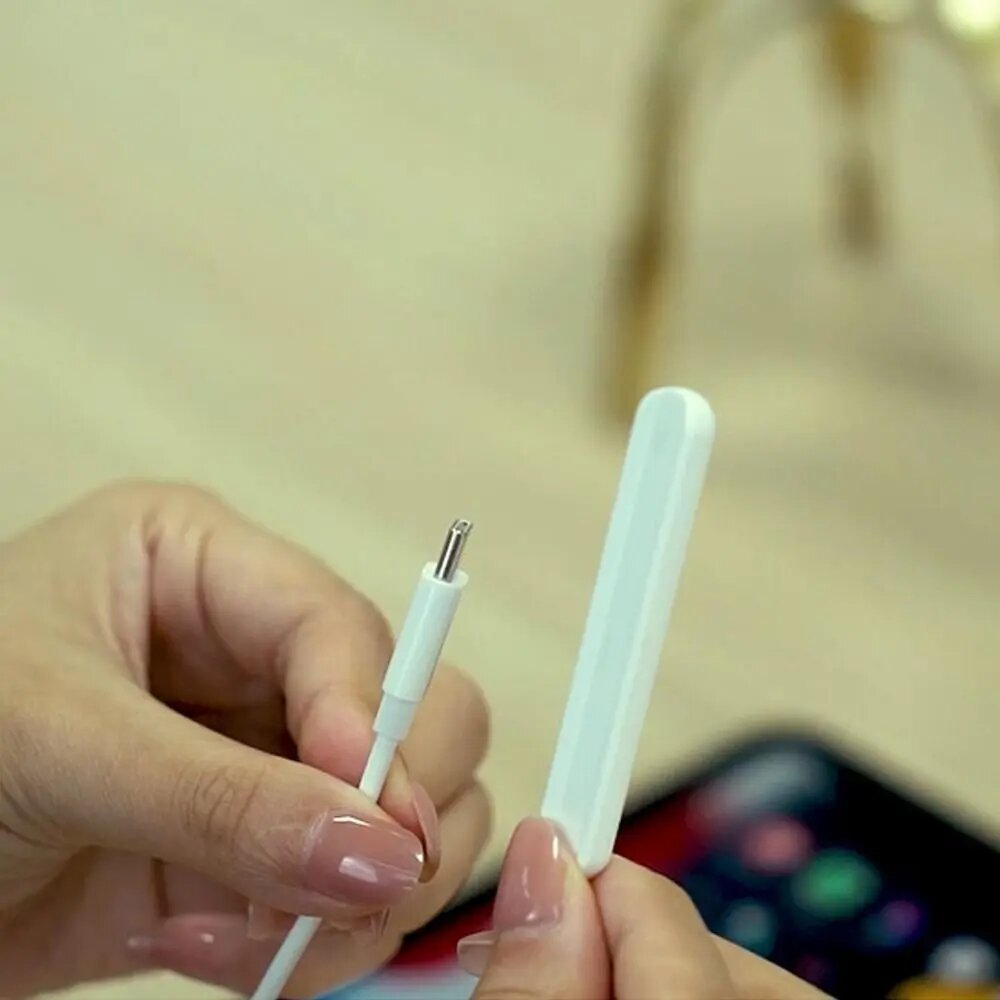 Быстрая зарядка для Apple Pencil 2 белого цвета