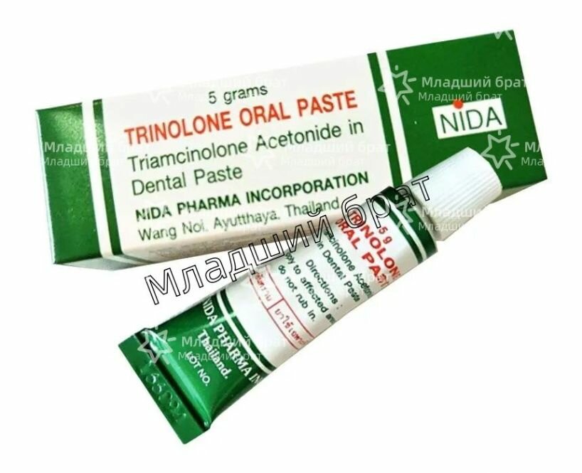 Эксклюзивный гельмазь NIDA для лечения полости рта на основе тринолона