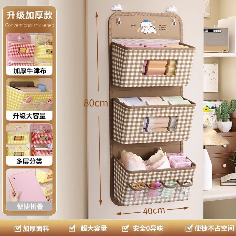 Тканевый мешок для хранения, подвесной мешок для студенческого общежития, гардеробный мешок для хранения, мешок для нижнего белья и носков, сетчатый мешок, подвесной мешок для хранения на двери
