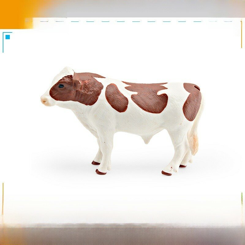 Набор моделей ферма из pvc с реалистичными фигурами коровы и быка для детей образовательная игра fleuveh