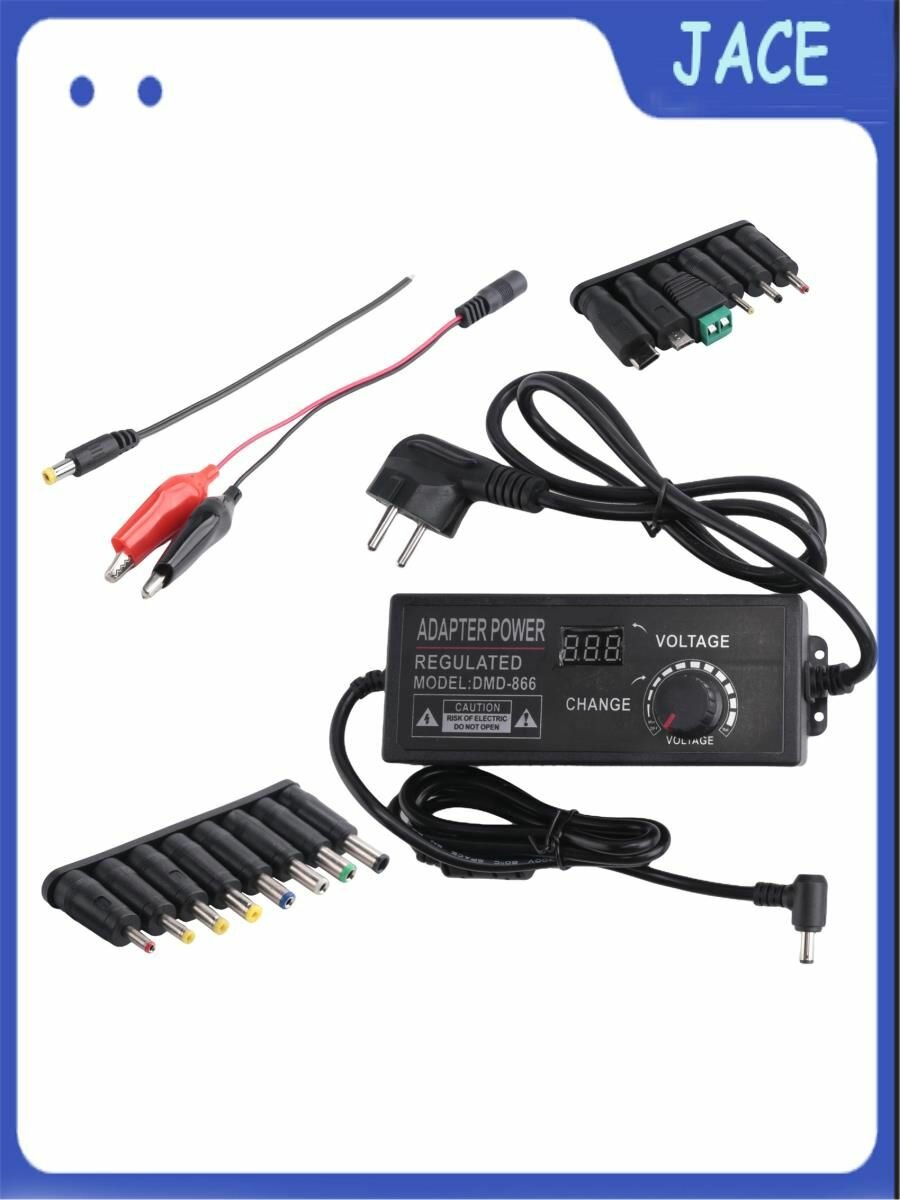 Универсальный Источник Питания 3-36 В, 4 А, 144 Вт, Вилка Европейского Стандарта