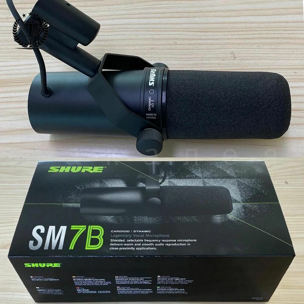 GM Shure Микрофон для подкастов SM7B, черный