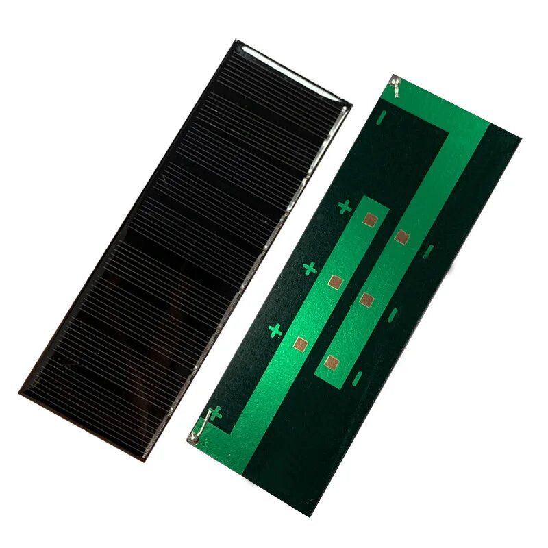 Солнечная панель 4,5 В 150 мА мини монокристаллическая кремниевая эпоксидная смола 119*40,5 мм DIY перезаряжаемая литиевая батарея