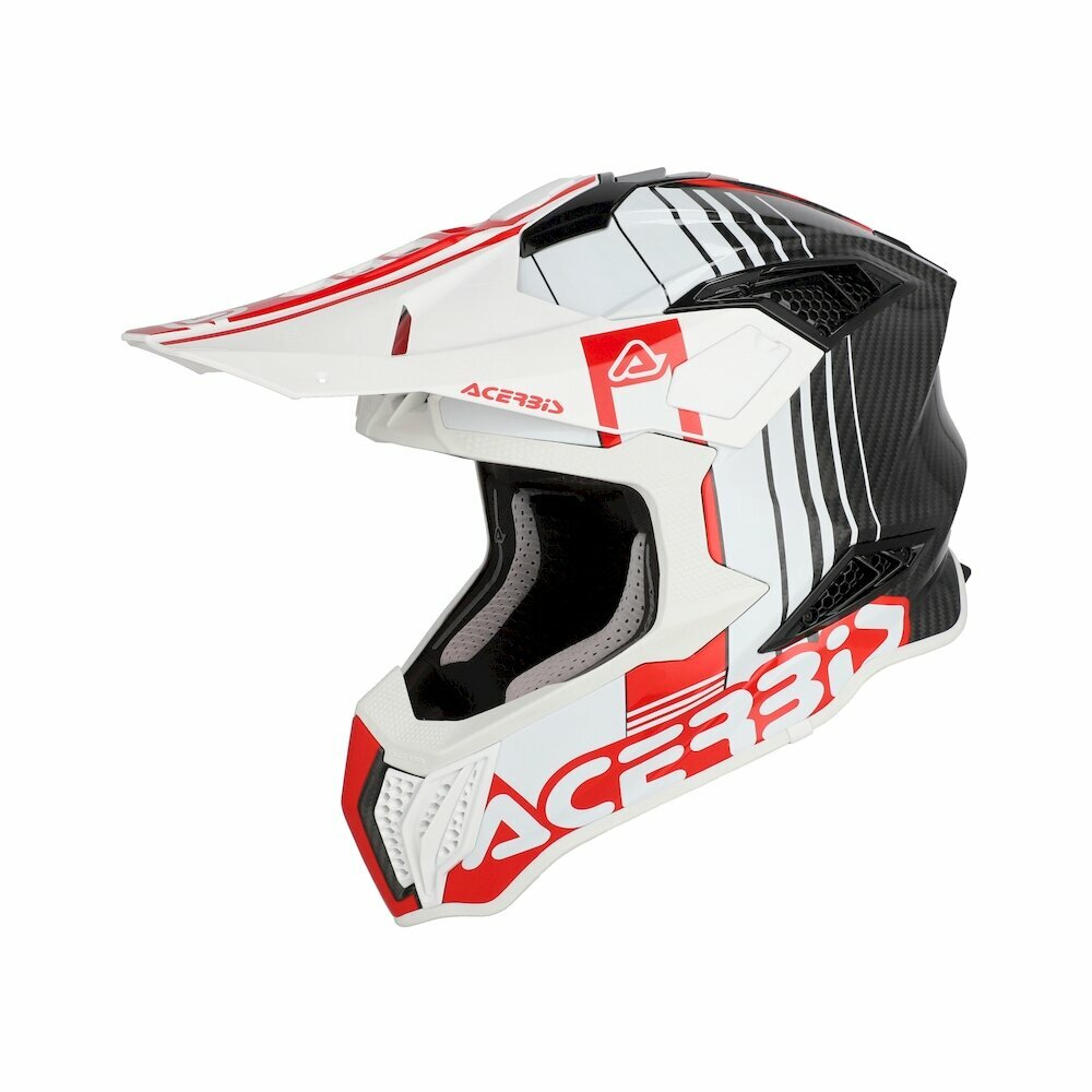 Шлем Acerbis AIRSTRIKE-C White/Red глянцевыйxXL