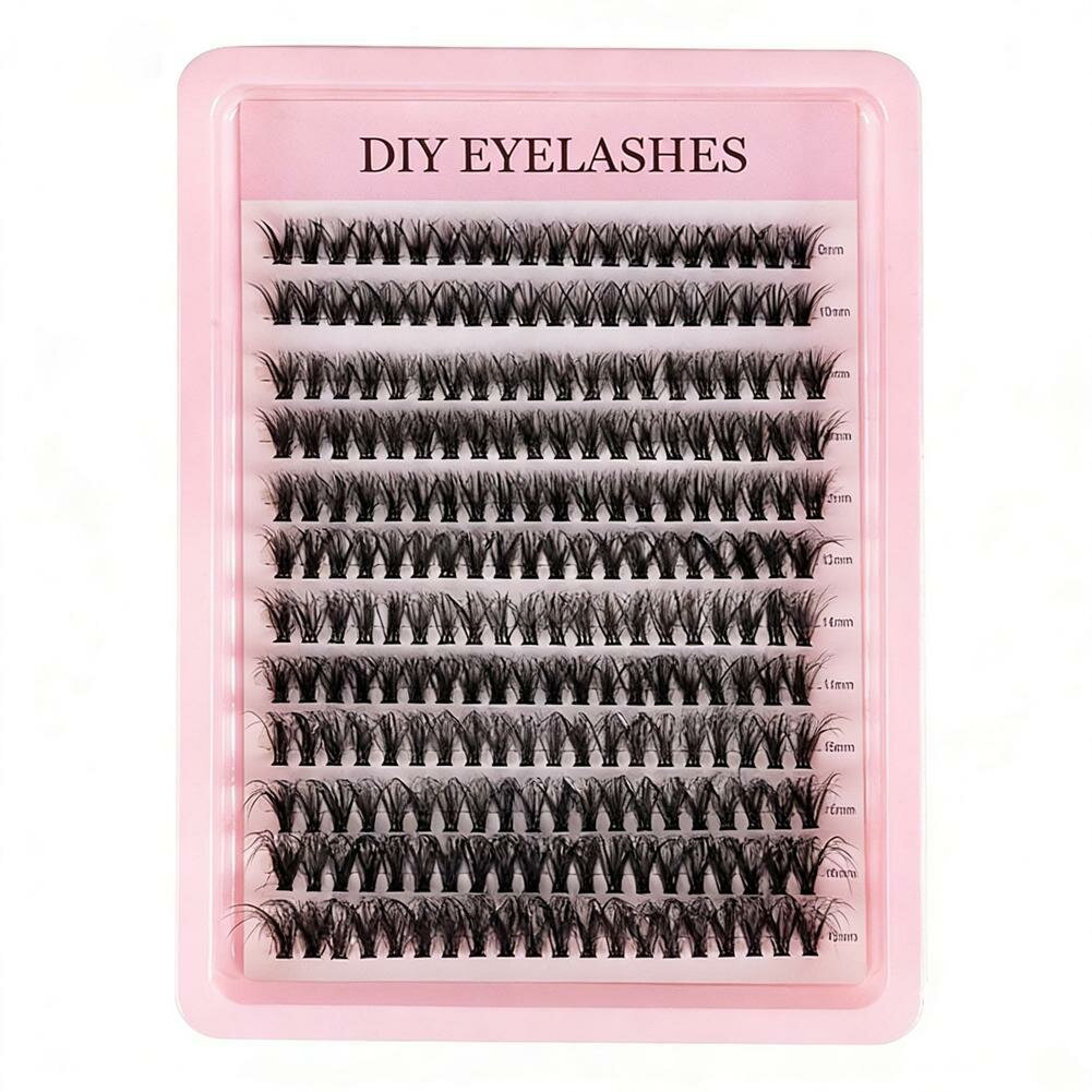 30D 80D Single Cluster False Eyelashes 3D Volumizing Fluffy Enlarges Wildly Eyes Lashes P3P3