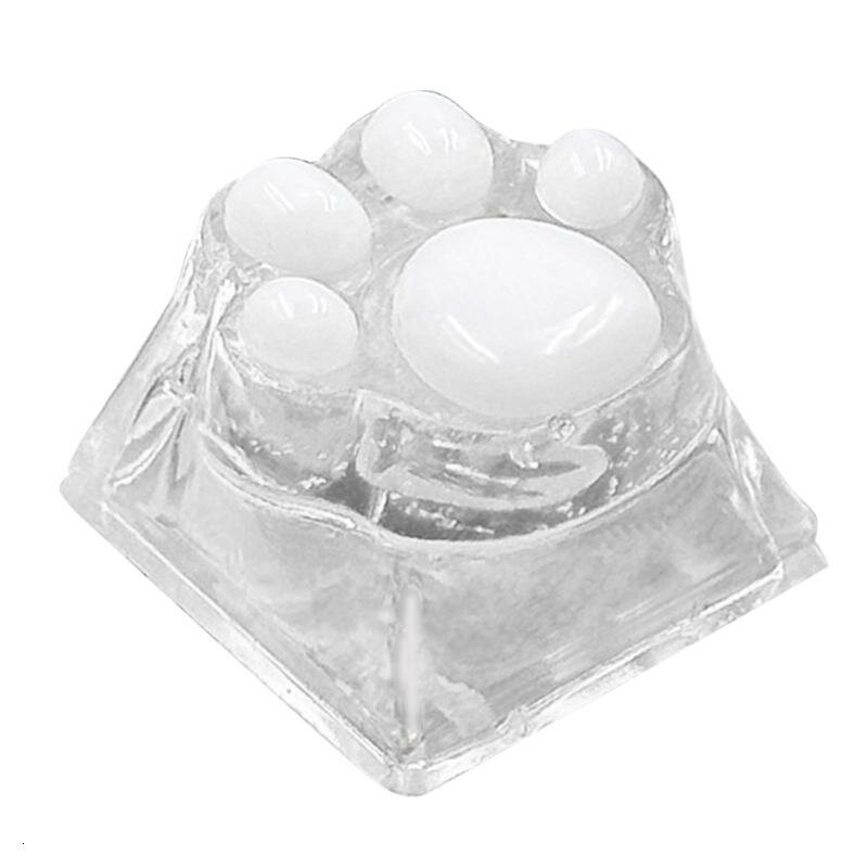 Светящиеся кейкапы из смолы для механических клавиатур, Белый и прозрачный