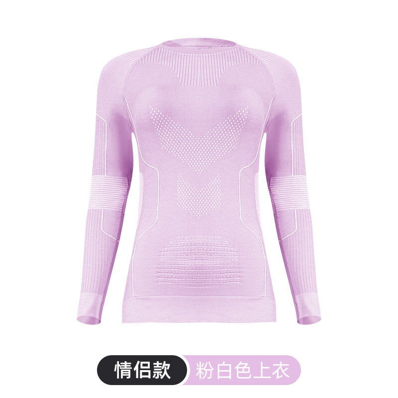 ⭐Новый спортивный комплект для мужчин и женщин, быстросохнущее теплое компрессионное белье для бега, лыж, скалолазания, влагоотводящий комплект для осени и зимы⭐