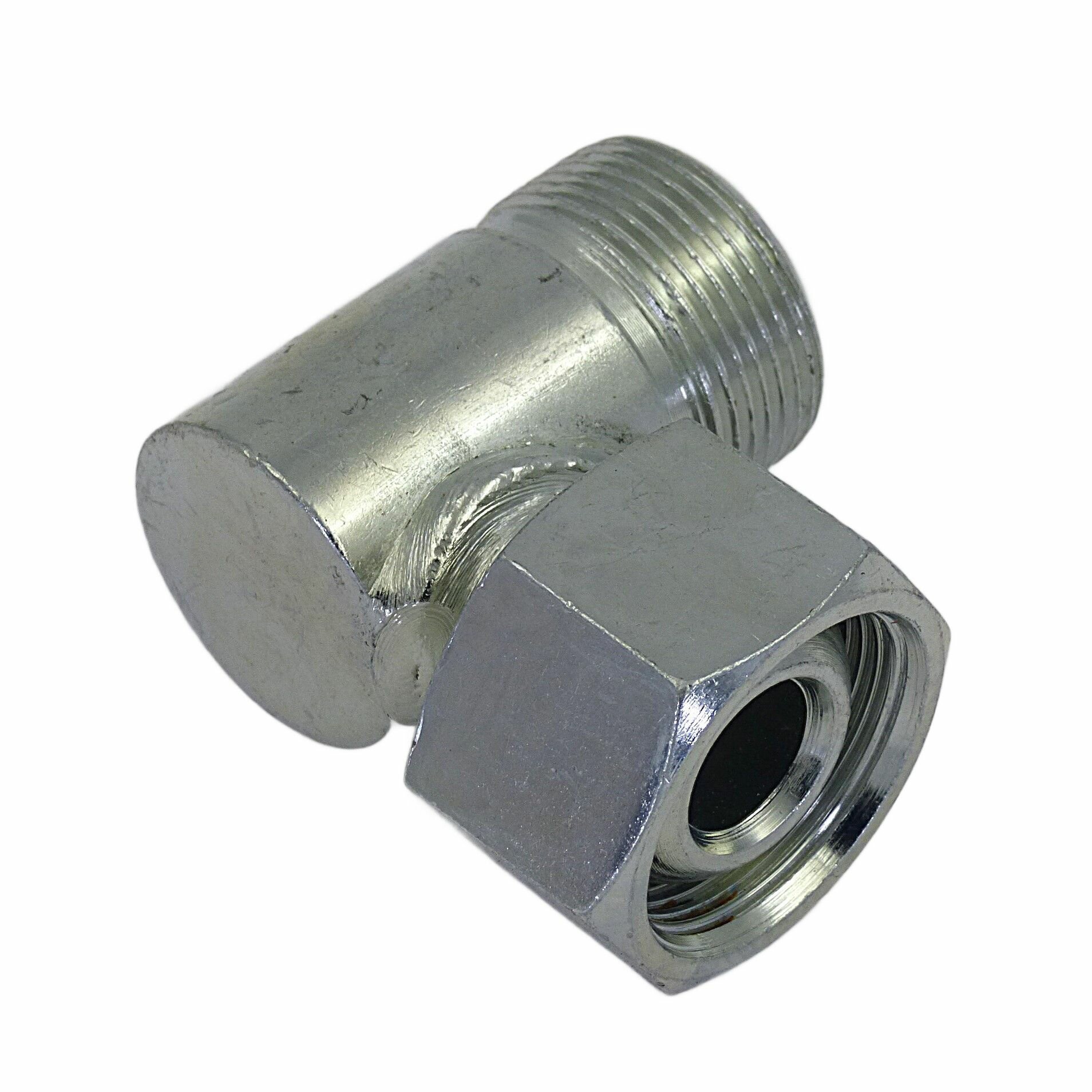 Уголок 32 с гайкой для гидравлических систем, для колесного трактора МТЗ,