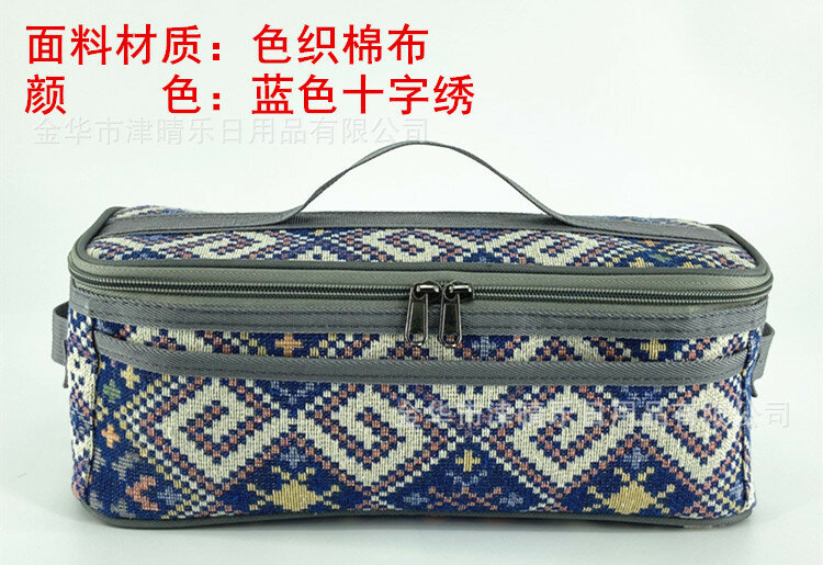 Посуда Сумка Кемпинг Кухонные принадлежности Сумка для хранения Этнический стиль Уличная сумка для пикника Портативная