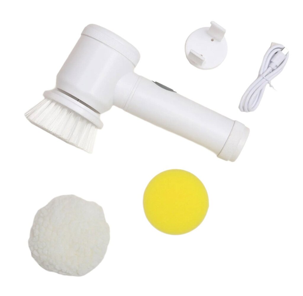 Электрические Отжимные Скрубберы для Ванной Комнаты с 6 Головками Ручной Мощный Инструмент Для Чистки