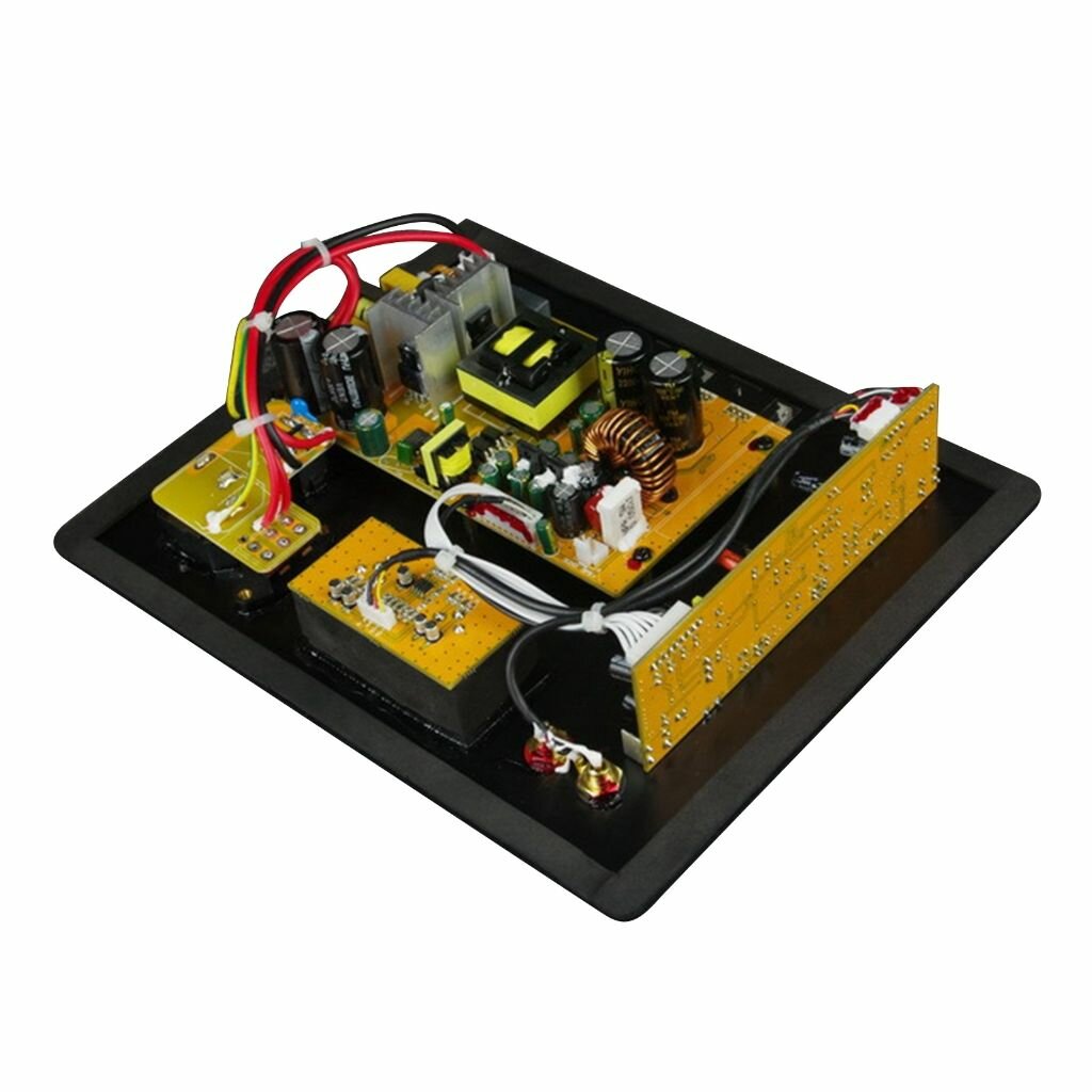 (1 комплект) мощный сабвуфер мощностью 200 Вт, цифровой активный усилитель мощности, домашняя аудиосистема-стандарт США