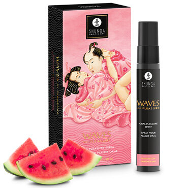 79604 Спрей Shunga Waves of Pleasure, Арбуз, 20 мл. Для оральных ласк