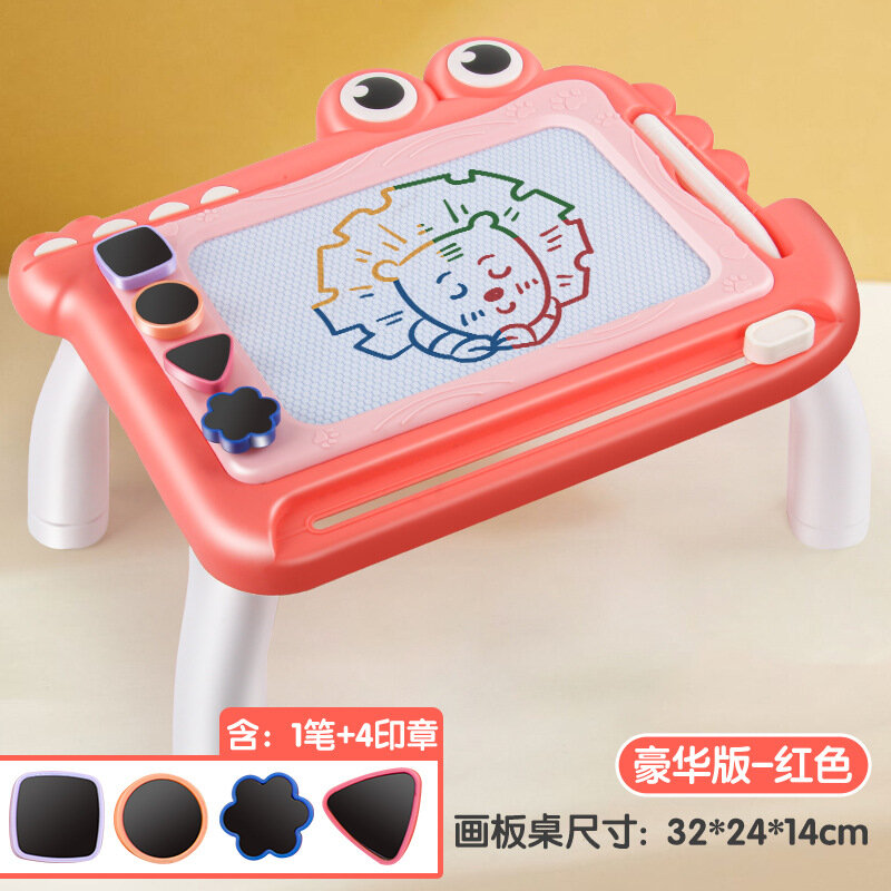 Трансграничная Горячая продажа детской крокодиловой цветной чертежной доски Магнитная живопись письменная доска детская