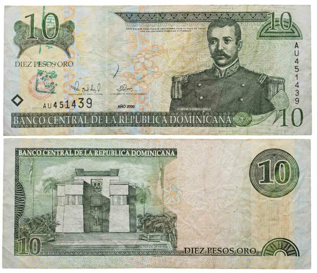 Доминиканская Республика 10 песо 2000