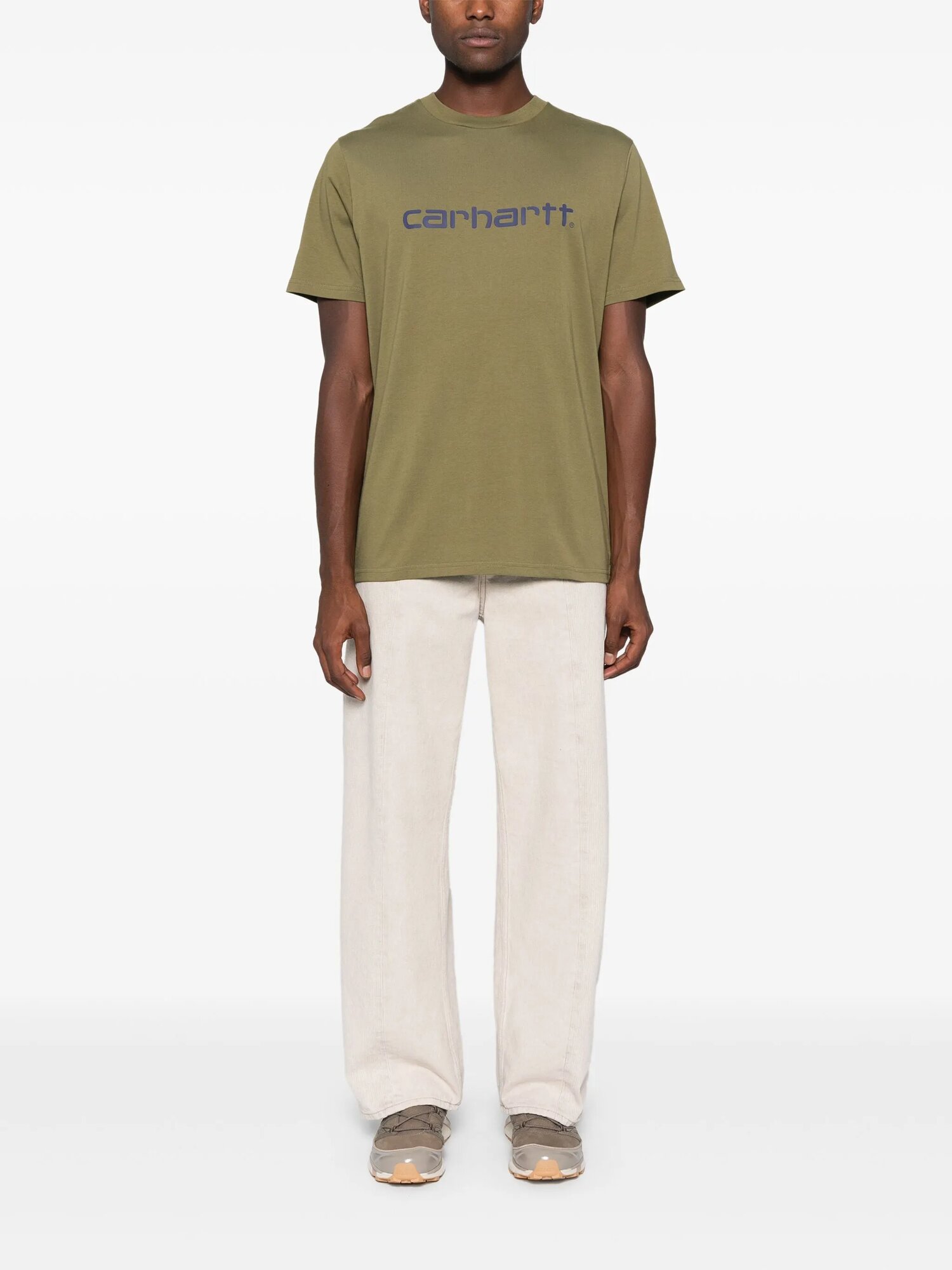 Футболка Carhartt WIP, размер XS, зеленый — фото 1