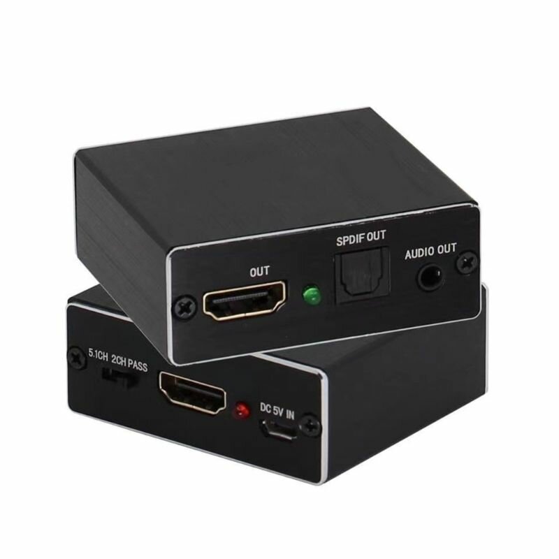 Подключи и Играй HDTV Аудио Экстрактор 4K Разделитель Поддержка 5.1 Объемного Звука