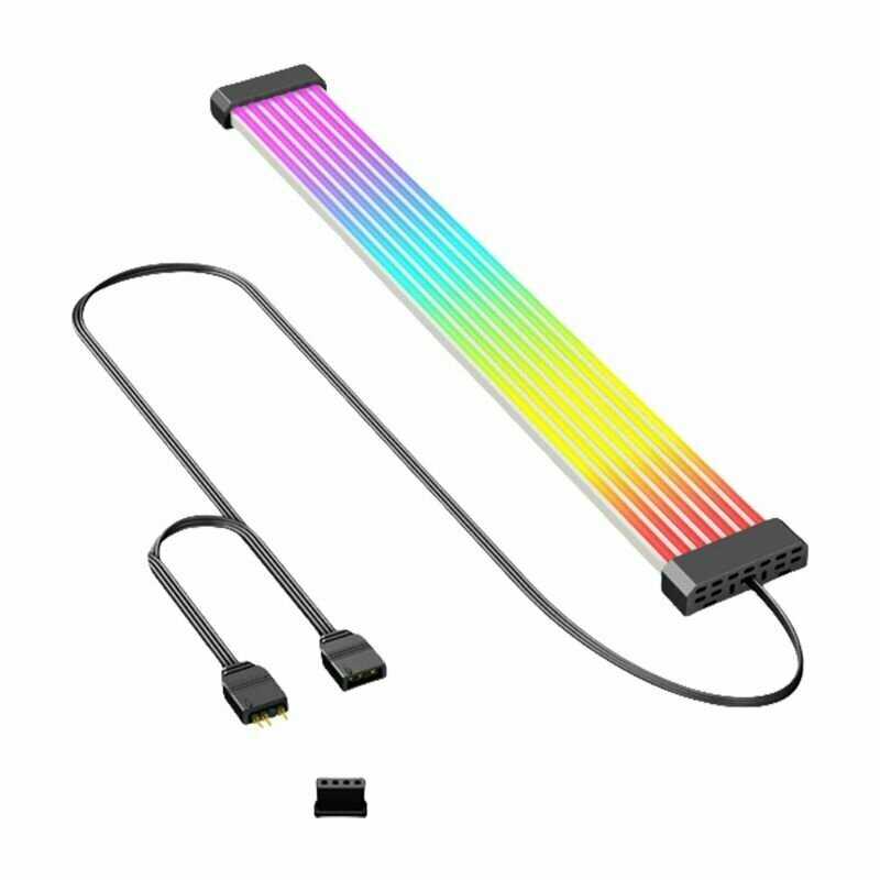Высокояркий ARGB 8Pin кабель питания GPU с 44 светодиодами для сборки ПК, - AL260 2X8Pin