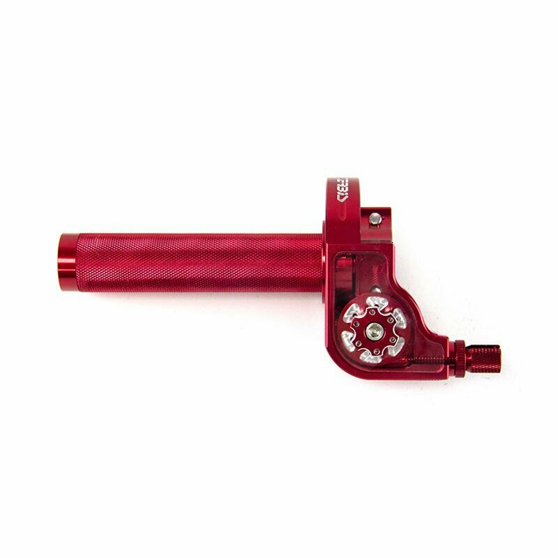 Ручка газа 7/8' (22 мм) Acerbis CNC алюминиевая с кабелем M10×1,5 — для питбайков и минибайков, универсальная
