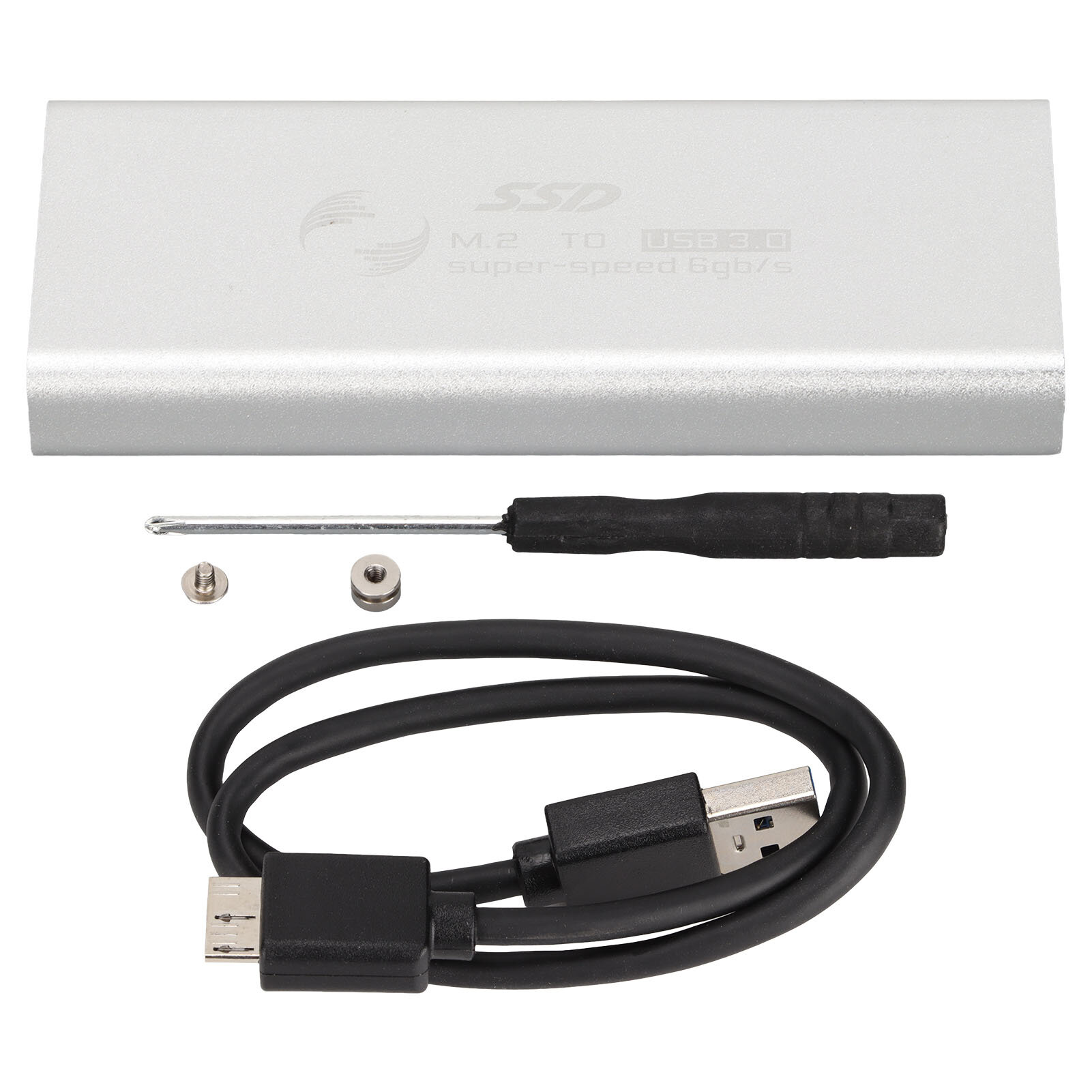Адаптер MSATA SSD USB 3.0, 6 Гбит/с, высокая скорость передачи данных, хорошее рассеивание тепла, корпус-конвертер SSD-накопителя, совместимый с ПК