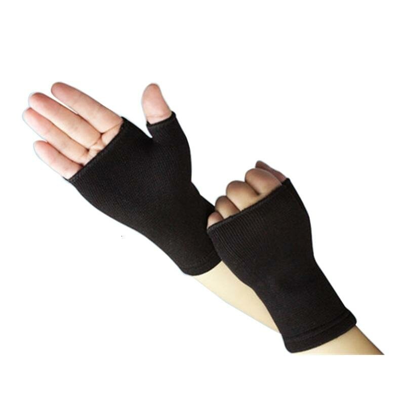 Компрессионные перчатки для поддержки запястья и большого пальца, Черный