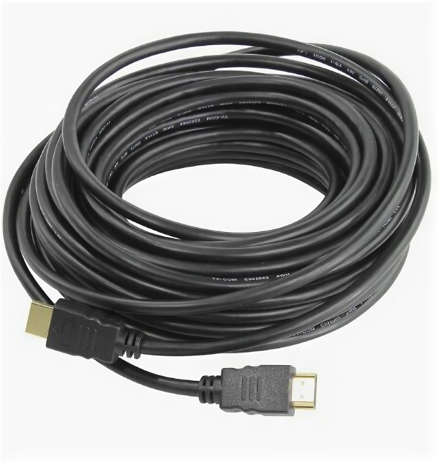 Кабель HDMI(m) - HDMI(m) 15м Tv-Com, v1.4, черный (CG501N-15M)